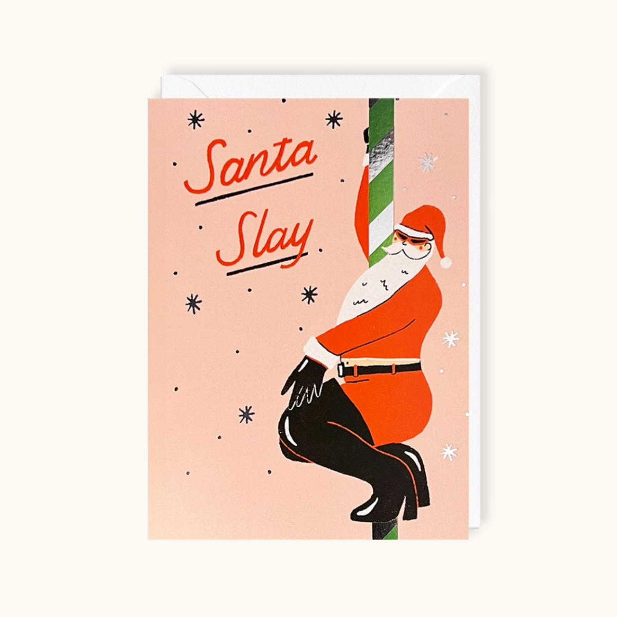 Slay Santa - Fun Christmas Cards - Eco Cards - FSC | Organics